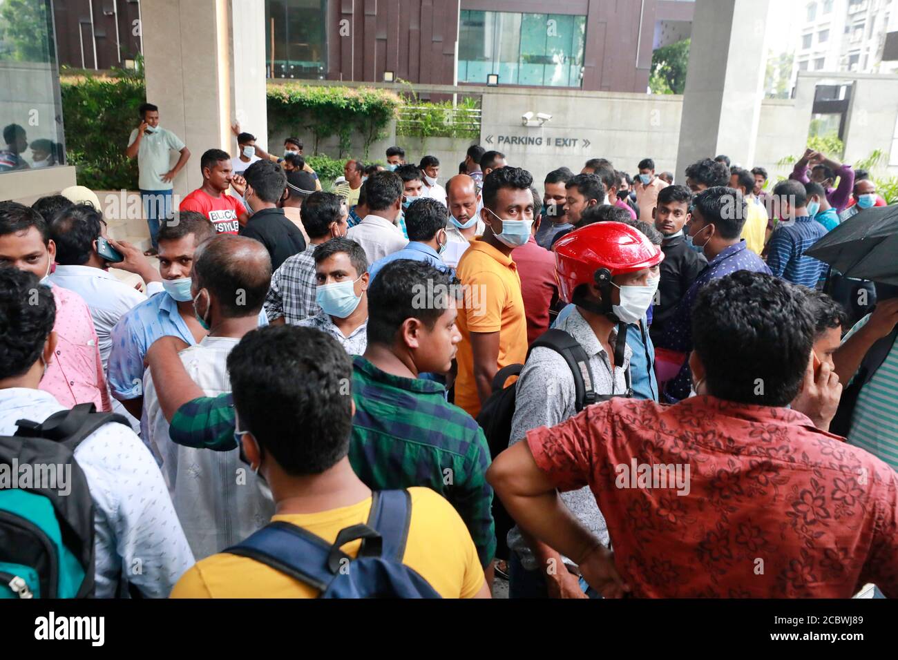 Dhaka, Bangladesh - August 16, 2020: Marooned by the pandemic, migrant ...