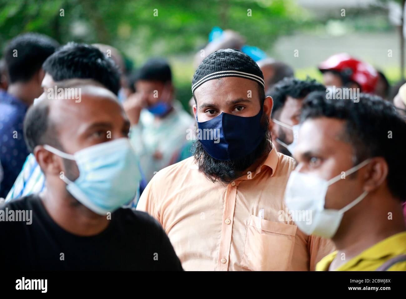 Dhaka, Bangladesh - August 16, 2020: Marooned by the pandemic, migrant ...