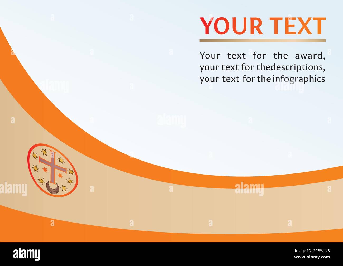 Flag of the territory of malorossiya or little russia former Stock ...