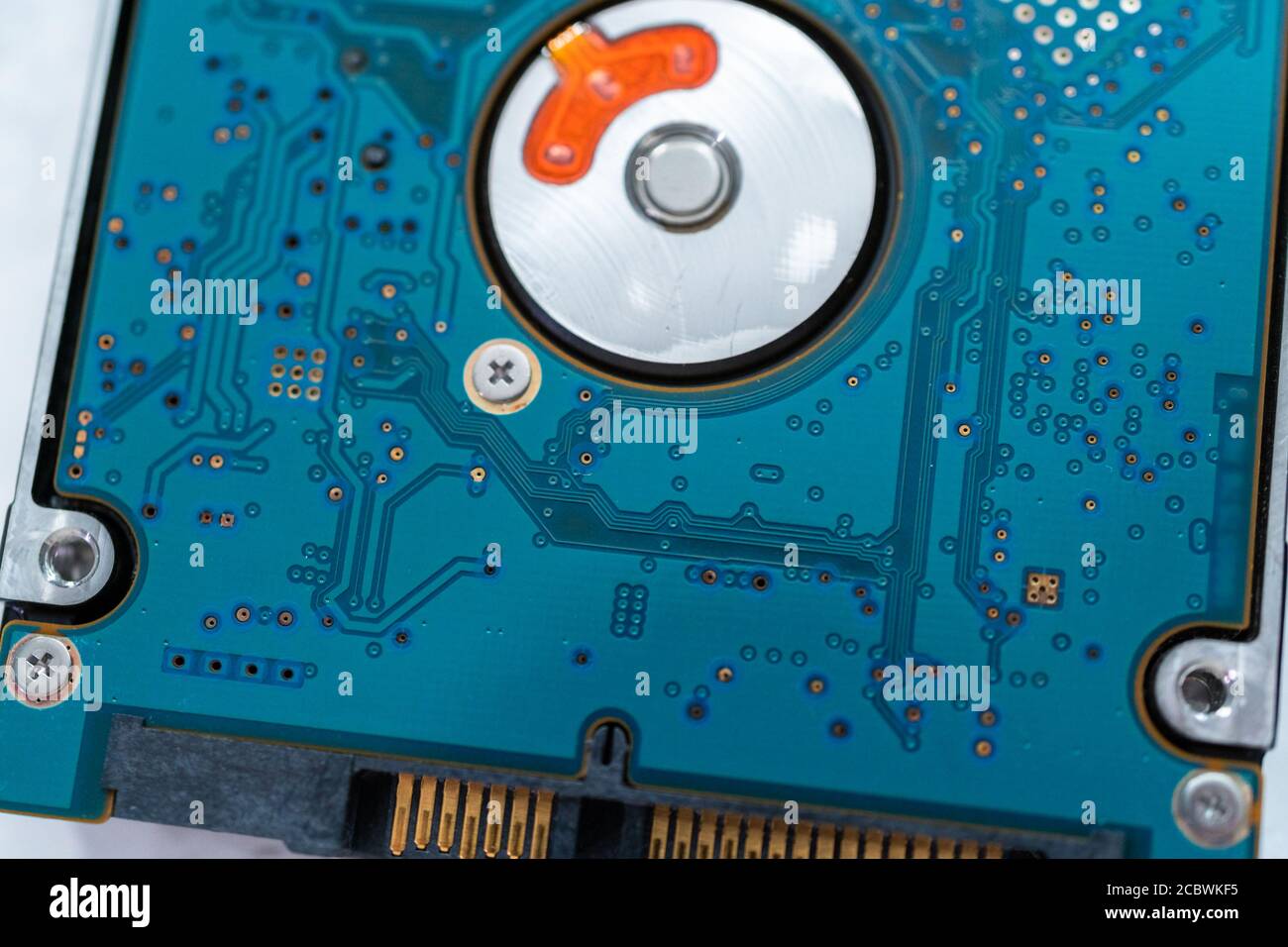 Internal and external solid state hard drives on the table Stock Photo ...