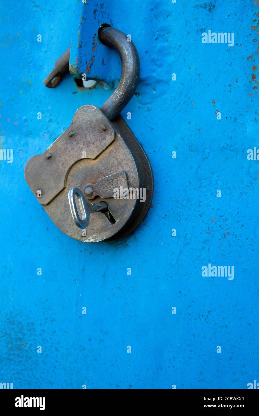 Lock on shield concept hi-res stock photography and images - Alamy