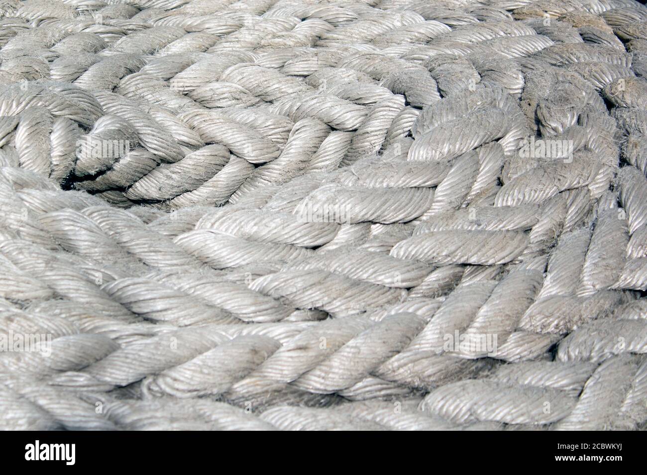 Gray nautical rope, closeup background texture Stock Photo - Alamy