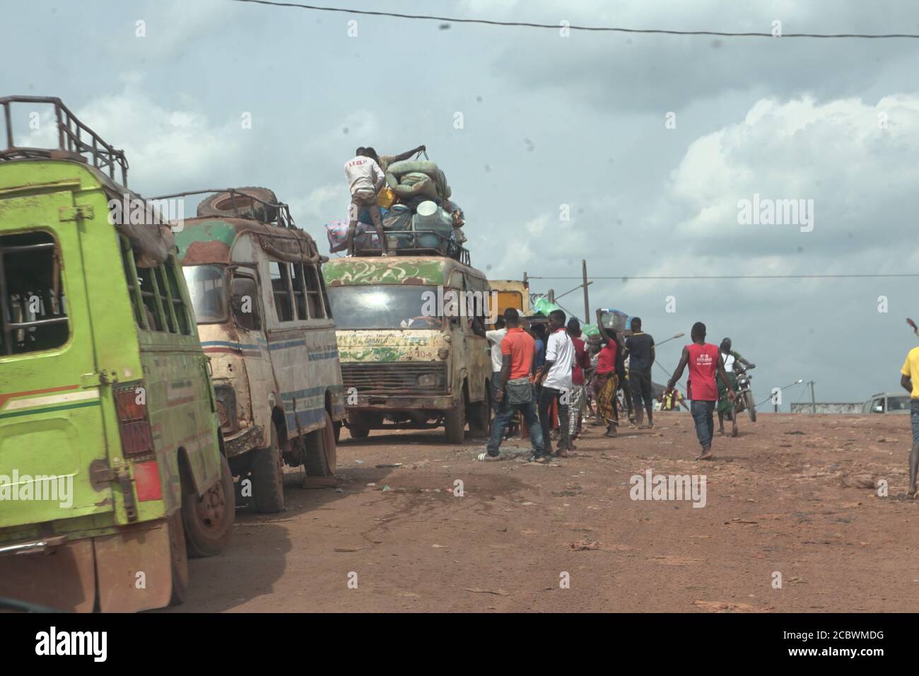 An congolease black man standing with baber Stock Photo - Alamy