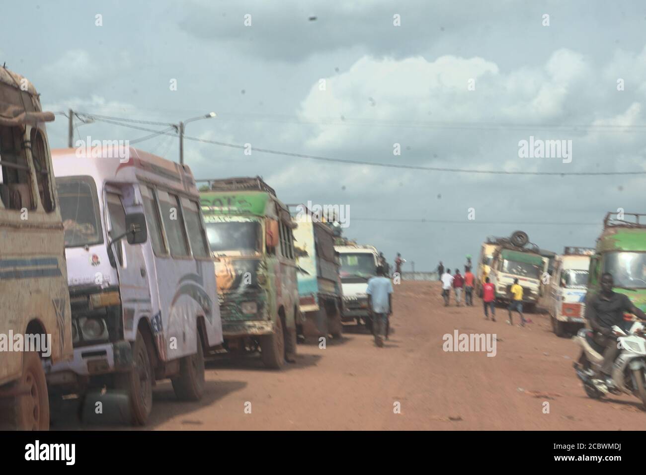 An congolease black man standing with baber Stock Photo - Alamy