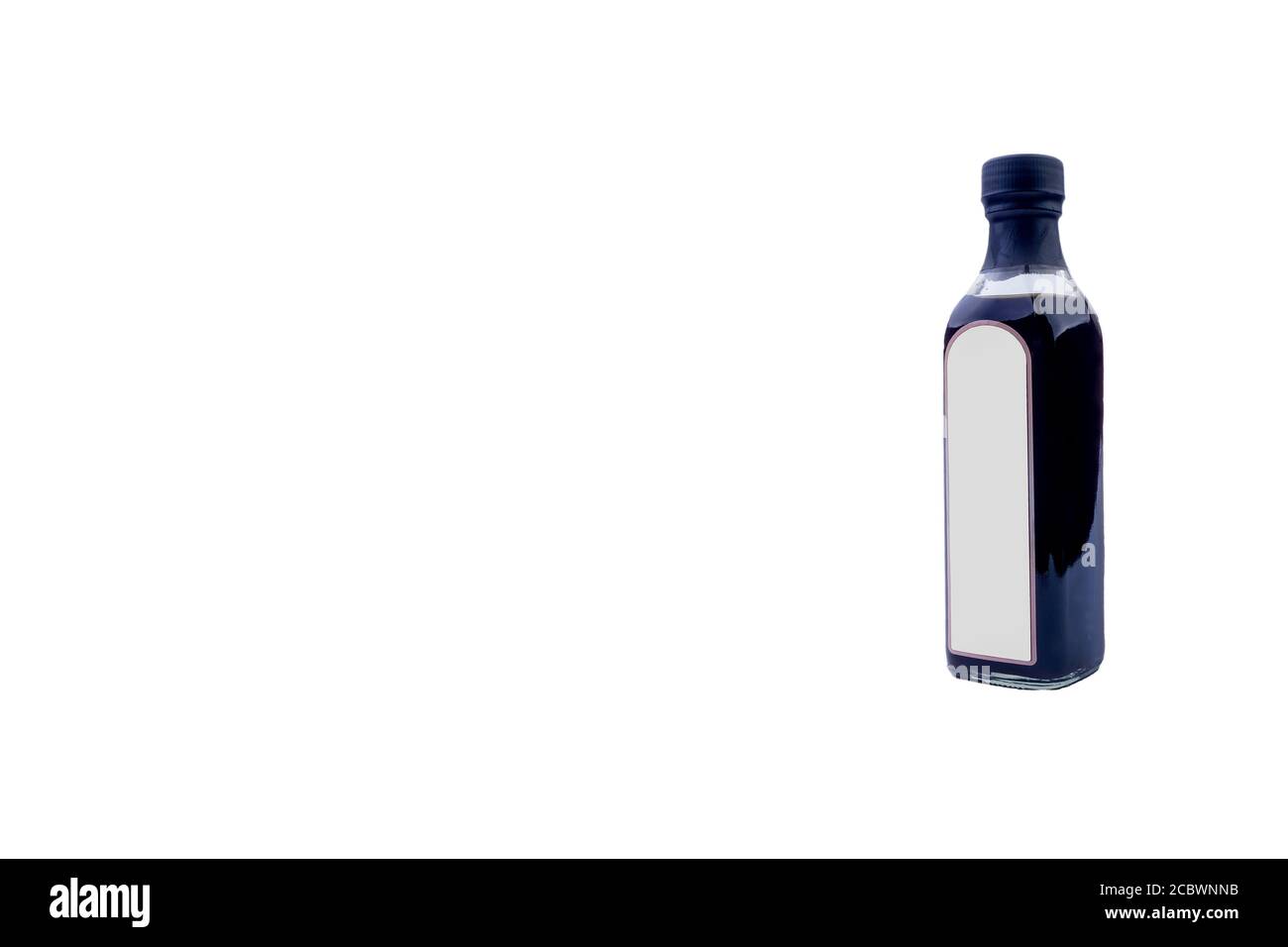 Realistic black bottle liquid Cut Out Stock Images & Pictures - Alamy