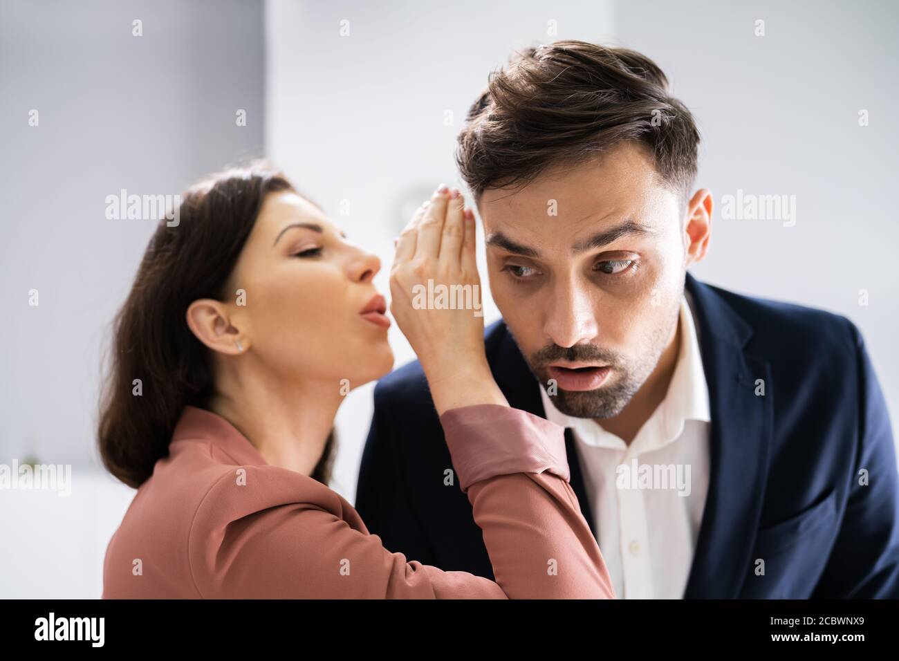 Sexy Man Whispering In Ear