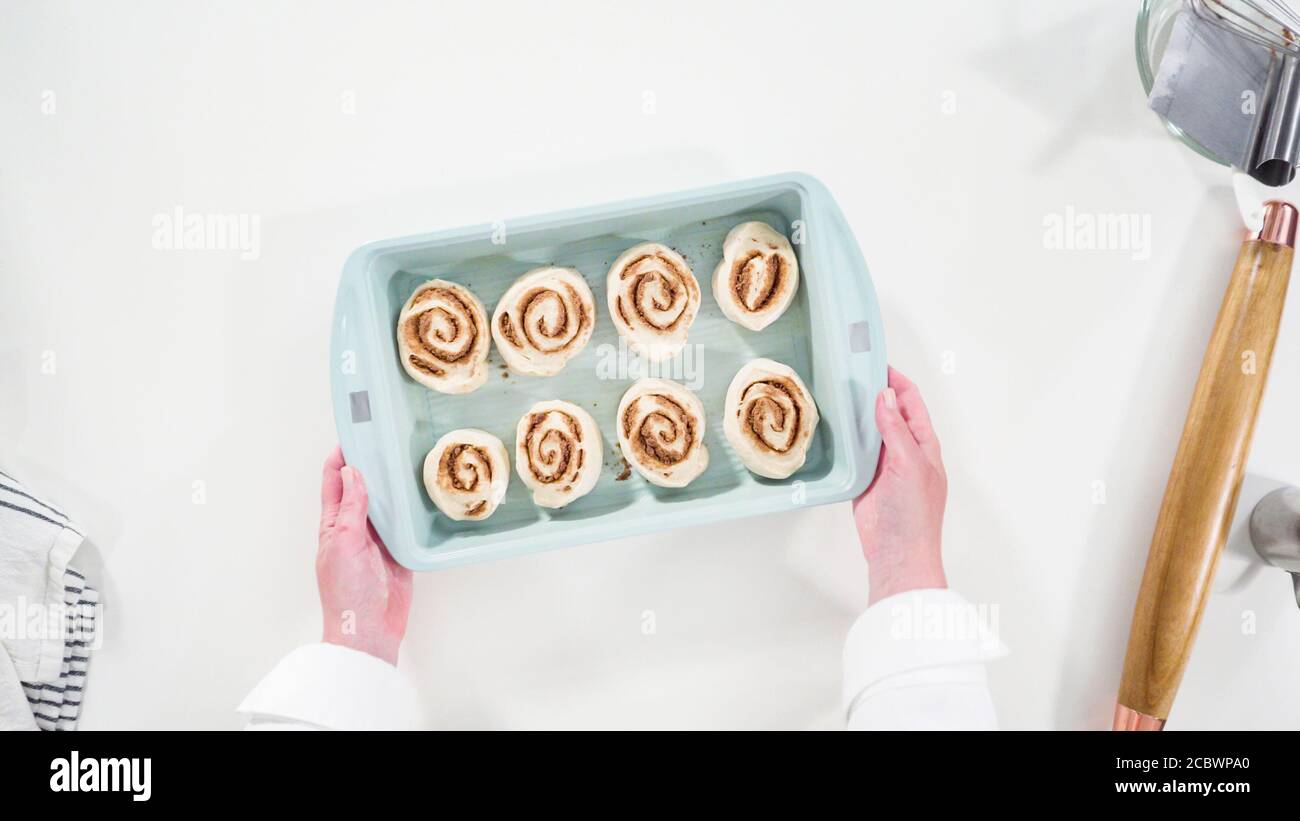 Step step flat lay unbaked hi-res stock photography and images - Alamy