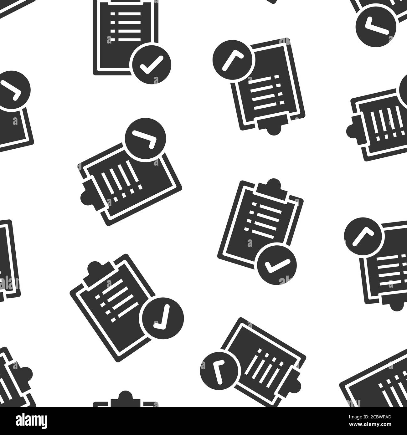 To do list icon in flat style. Document checklist vector illustration ...