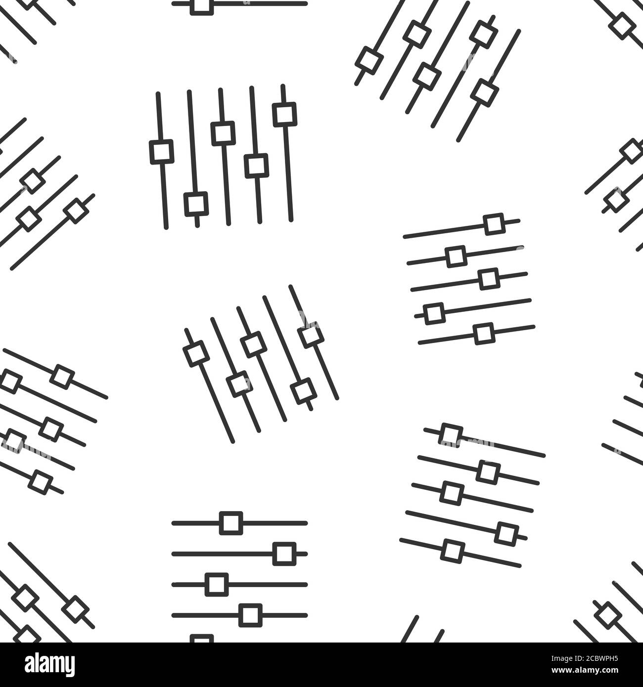 Control volume icon in flat style. Audio adjusting sign vector ...