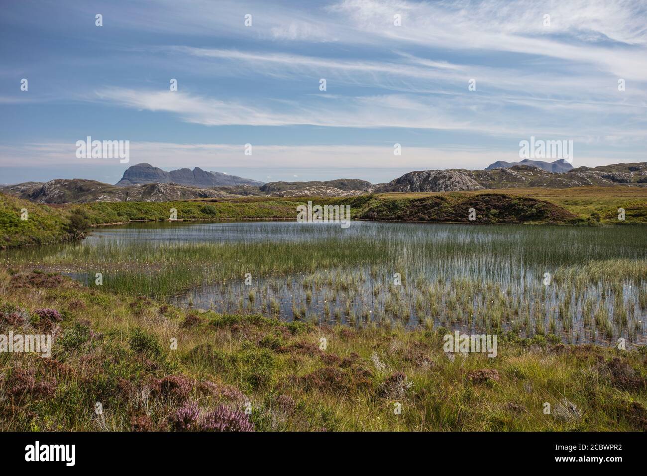 Short coastal walk from lay-by next to bridge south of Loch Garvie (NC ...