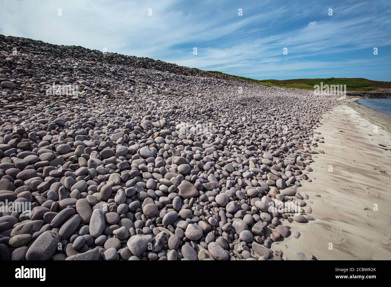 Short coastal walk from lay-by next to bridge south of Loch Garvie (NC ...