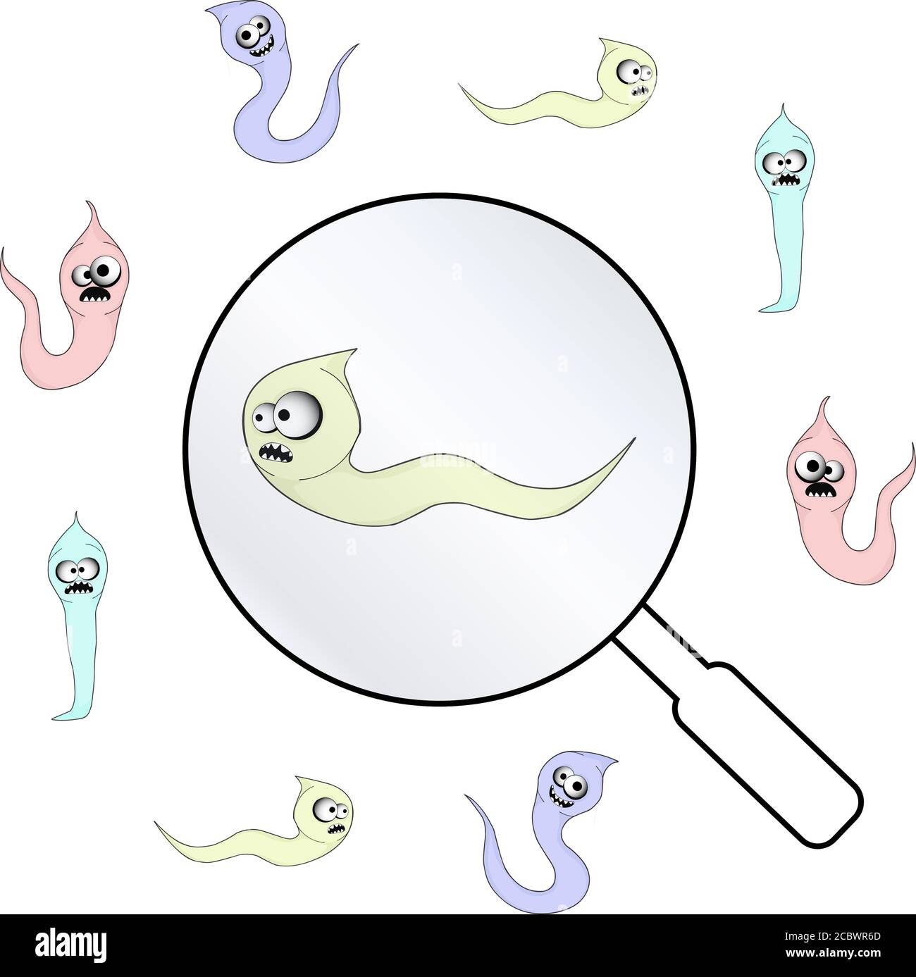 helminths, roundworms. intestinal parasites. warning sign parasitism ...