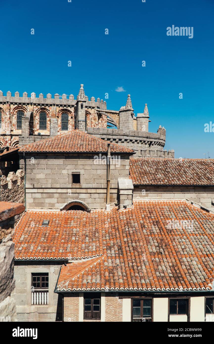 Avila castle inside view hi-res stock photography and images - Alamy