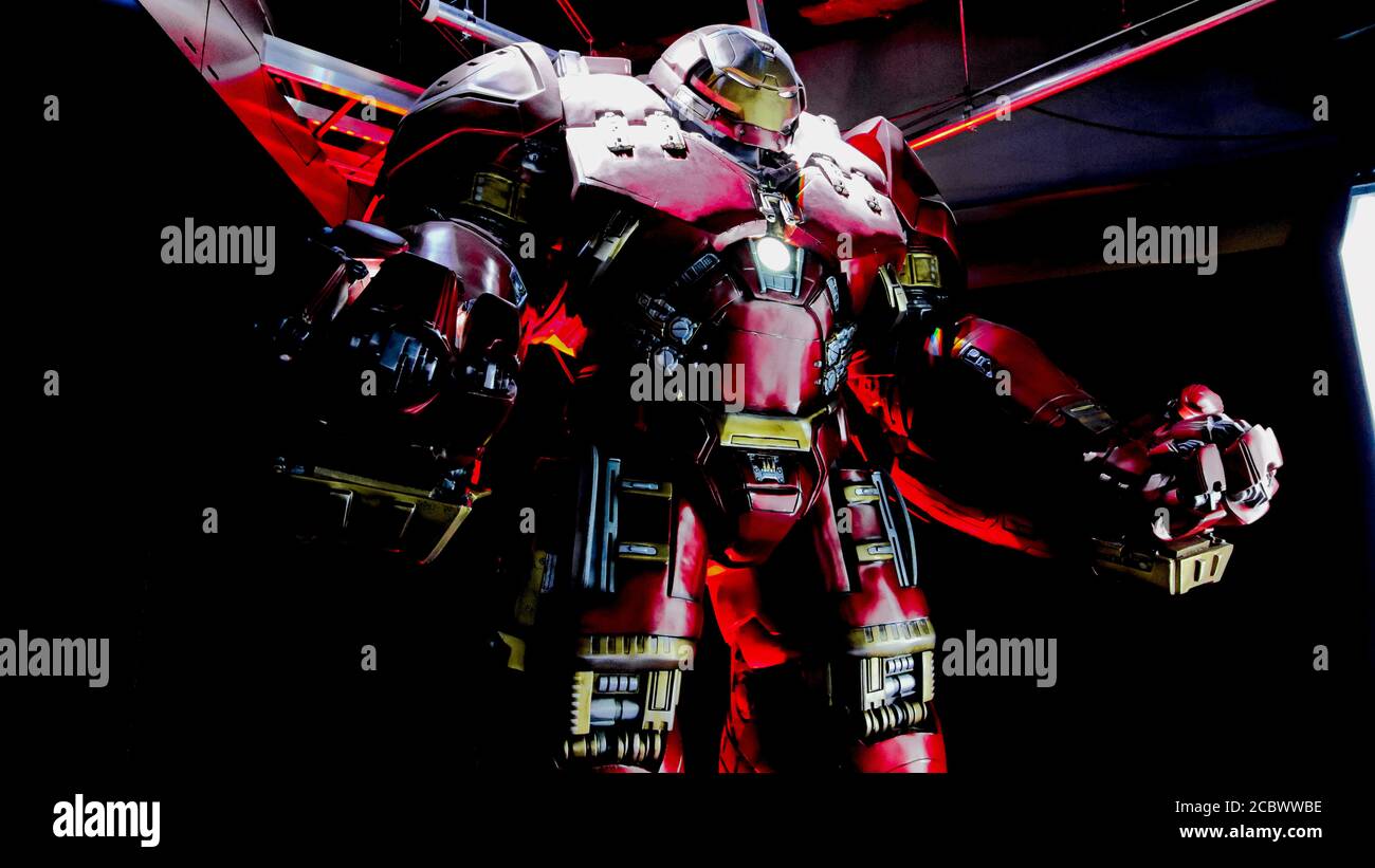 LAS VEGAS, NV, USA - Oct 09, 2017: Hulk Buster Iron Man costume at the ...