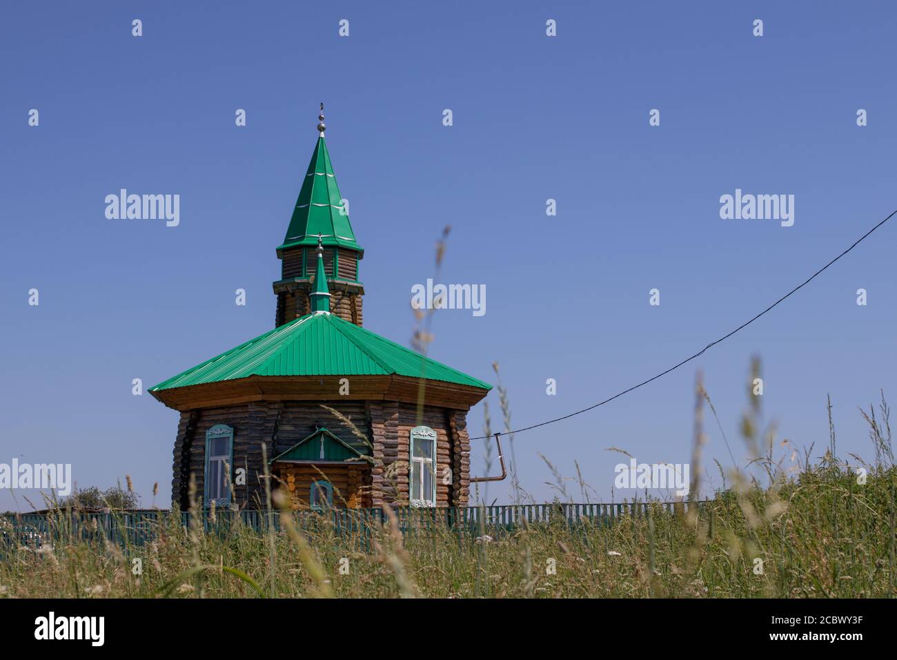 Mosque in one of the Siberian villages Stock Photo - Alamy