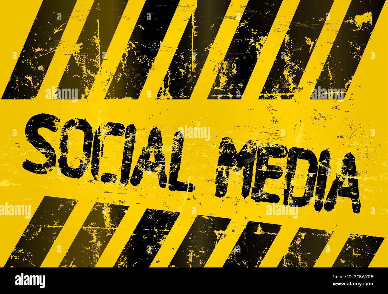 social media sign vector illustration, grungy style icon Stock Vector ...