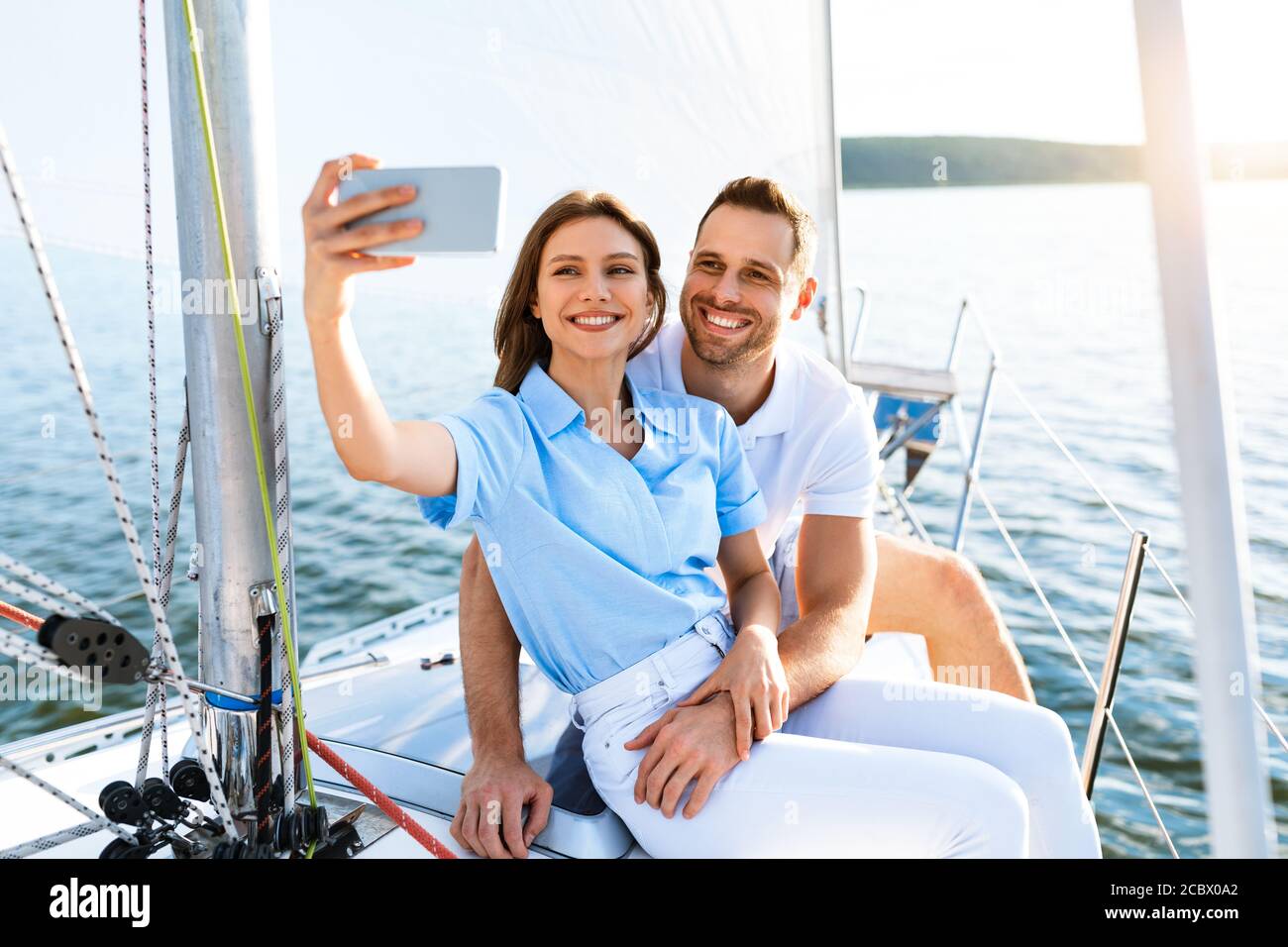 Woman on cruise making hi-res stock photography and images - Alamy