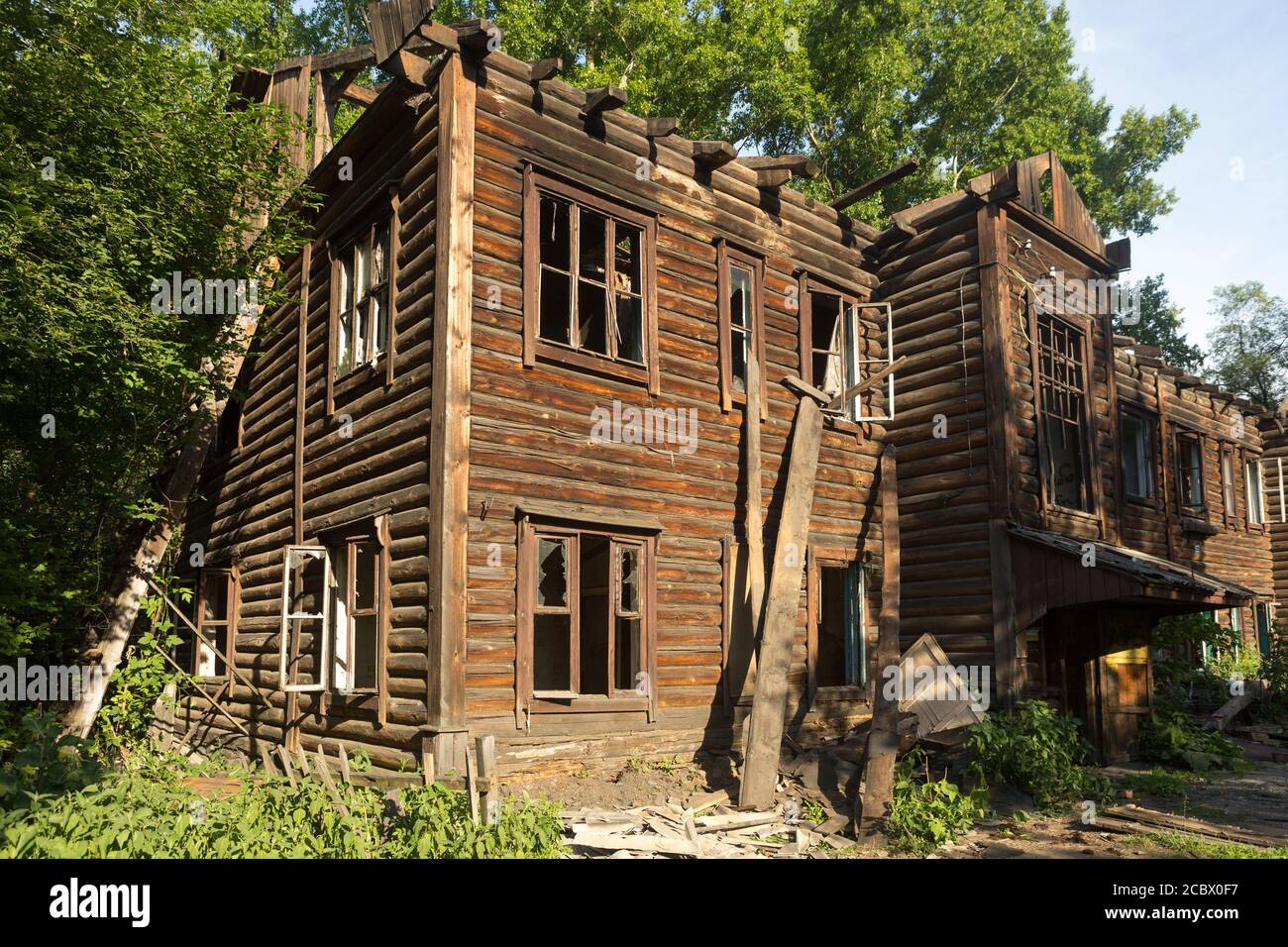 window of an old wooden house dust on the glass Stock Photo - Alamy