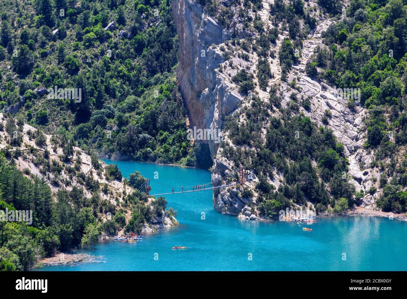 Congost de Mont-Rebei in the Pre-Pyrenees of Lleida, Catalonia. Serra ...