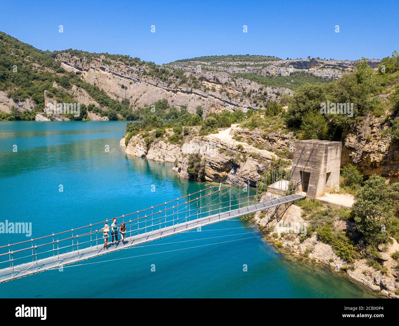 Congost de Mont-Rebei in the Pre-Pyrenees of Lleida, Catalonia. Serra ...