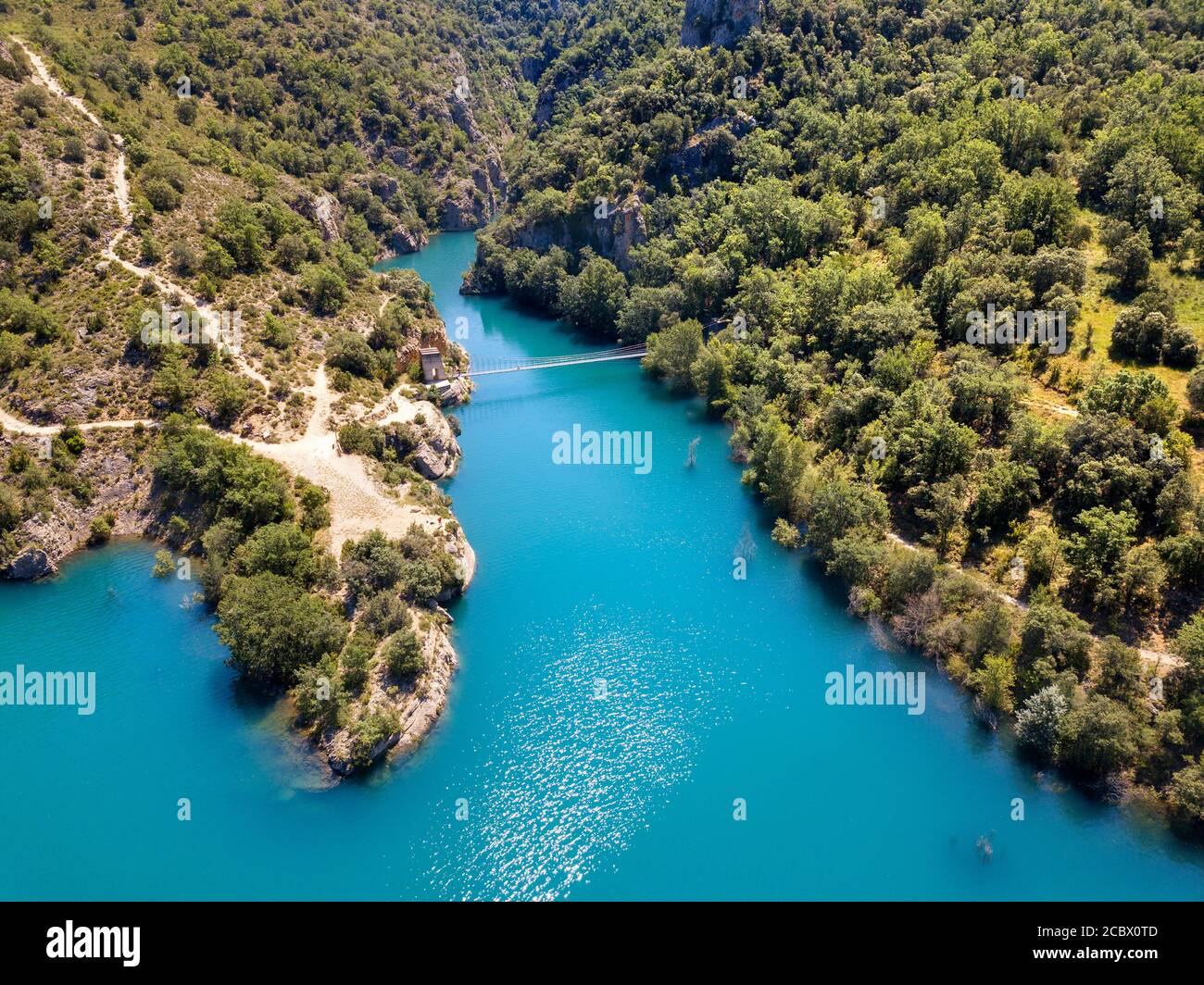 Congost de Mont-Rebei in the Pre-Pyrenees of Lleida, Catalonia. Serra ...