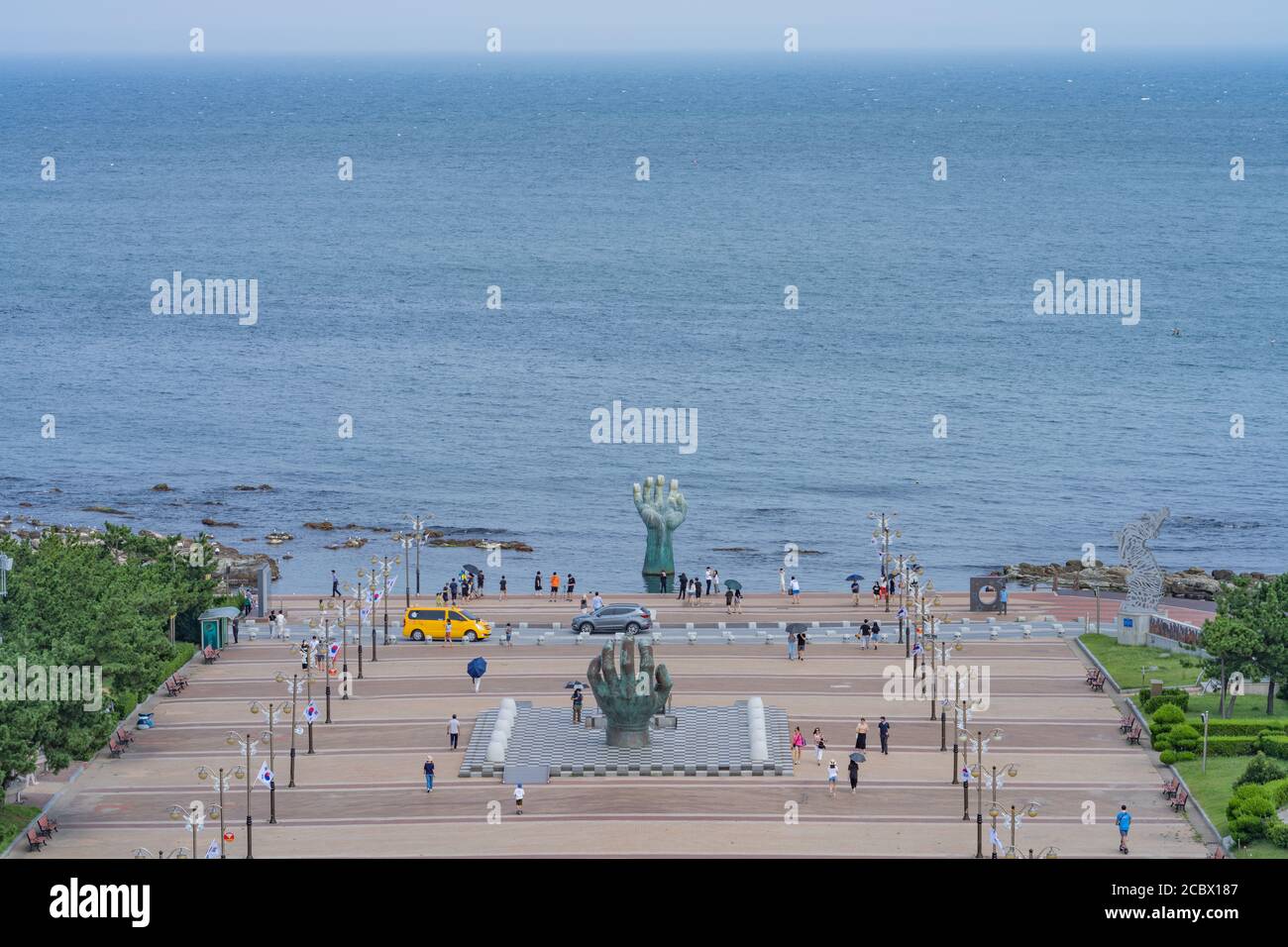 the Hand of Coexistence in Homigot, the bay of east sea, South Korea ...