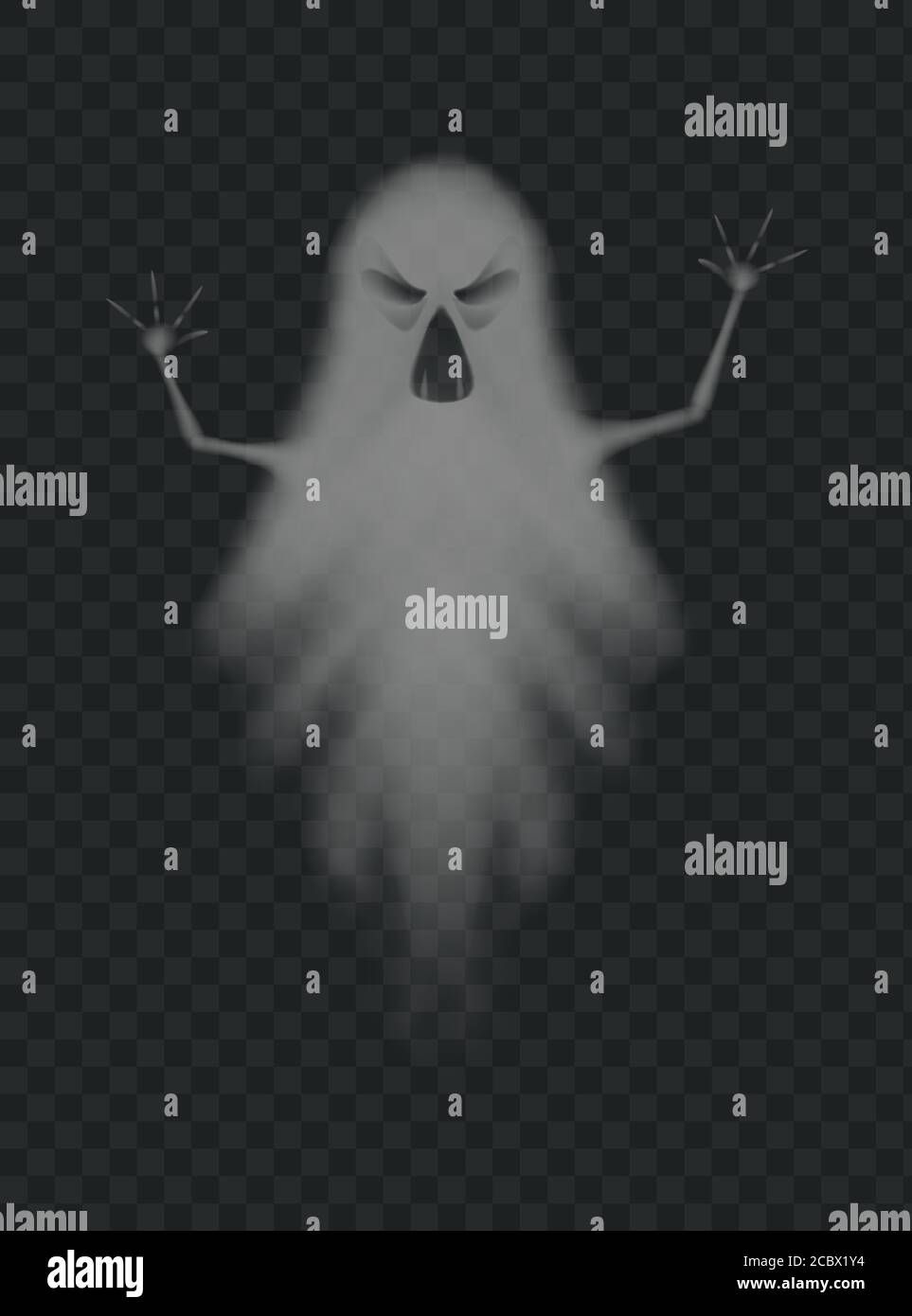 A Haunting Demon Floating Head