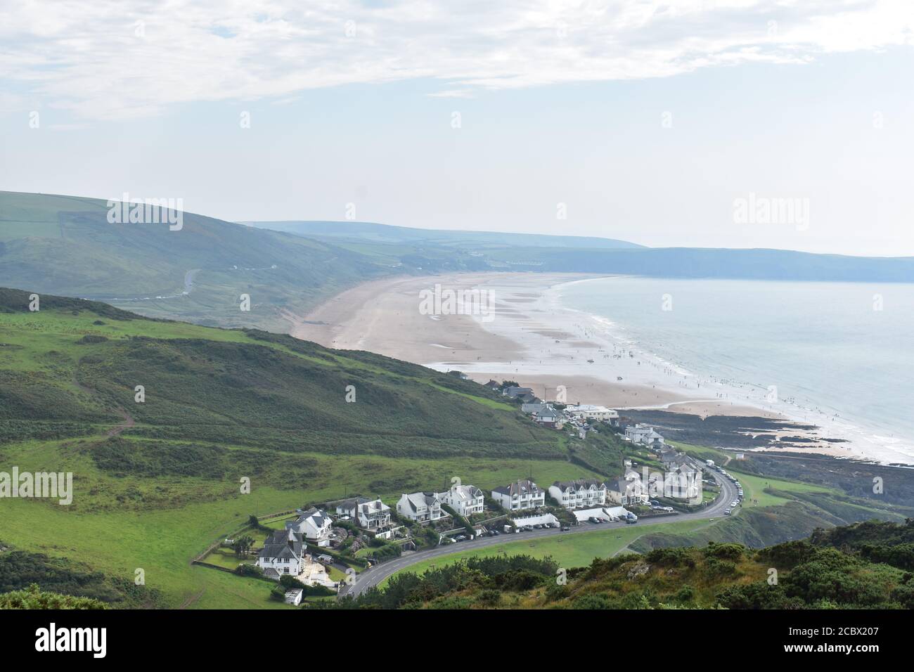 Woolacombe village north devon hi-res stock photography and images - Alamy