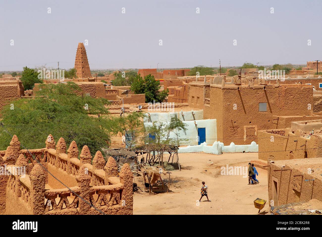 Niger. Agadez. Door of the desert Stock Photo - Alamy