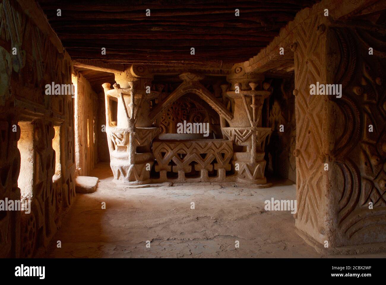 Niger. Agadez. Door of the desert. The Baker house or Sidi Kâ house ...