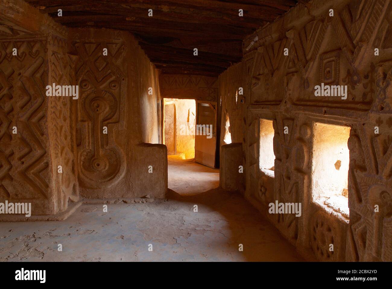 Niger. Agadez. Door of the desert. The Baker house or Sidi Kâ house ...