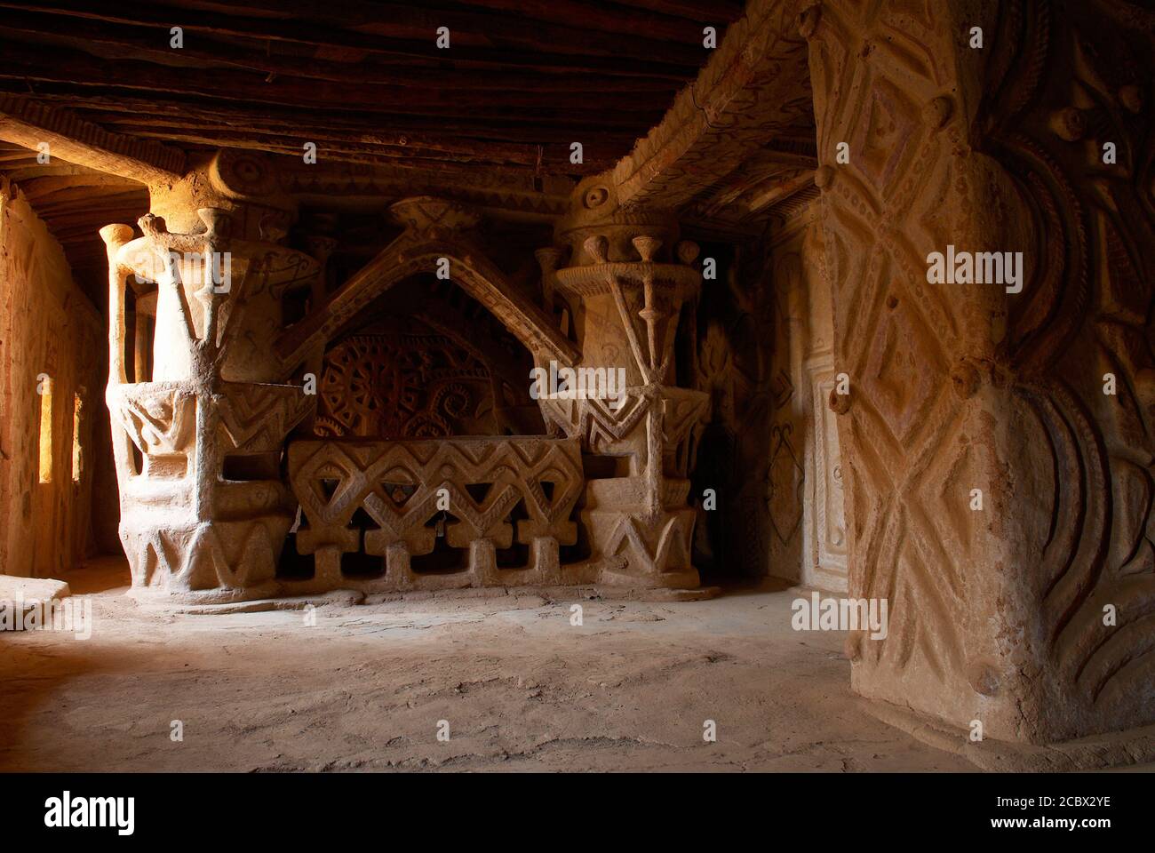 Niger. Agadez. Door of the desert. The Baker house or Sidi Kâ house ...