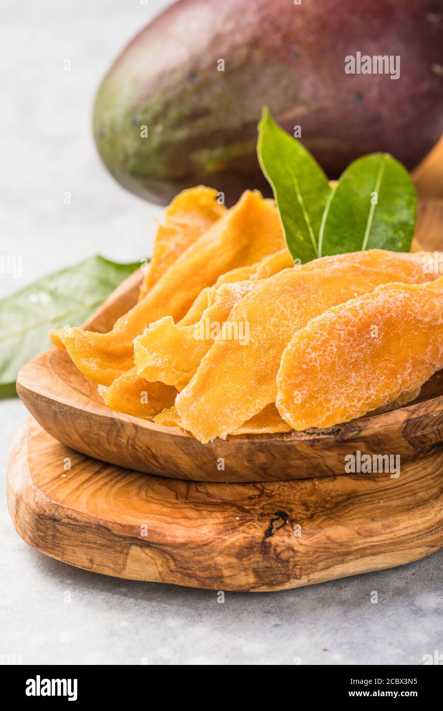 Dried mango background. Candied slices of mango fruit close-up Stock ...