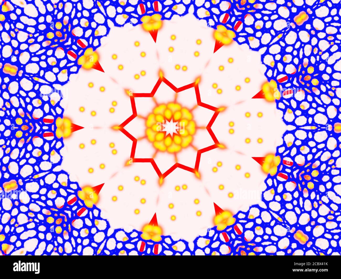 psychedelic blue background. bright colorful patterns. Abstract ...