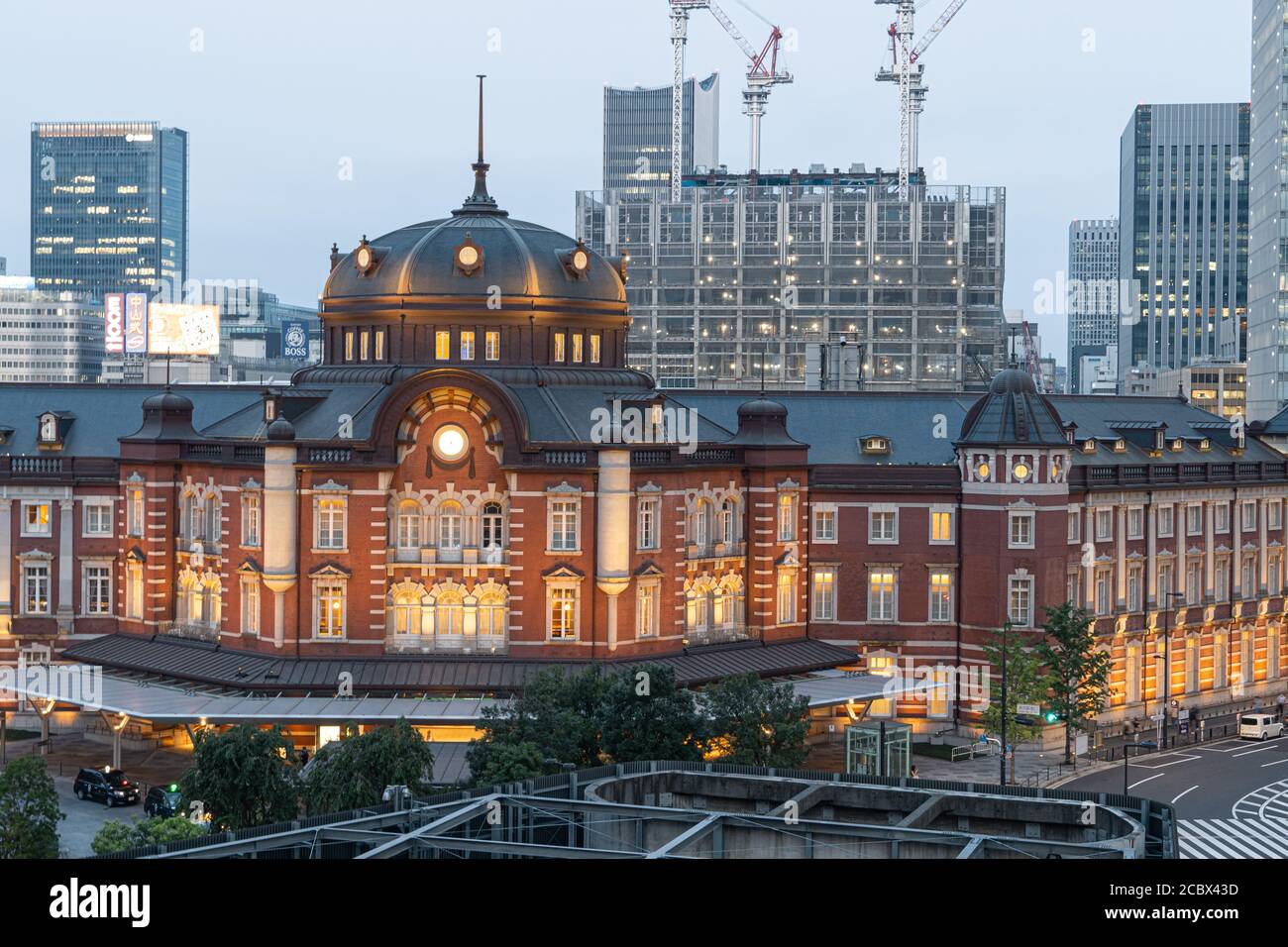 Tokyo station aerial hi-res stock photography and images - Alamy