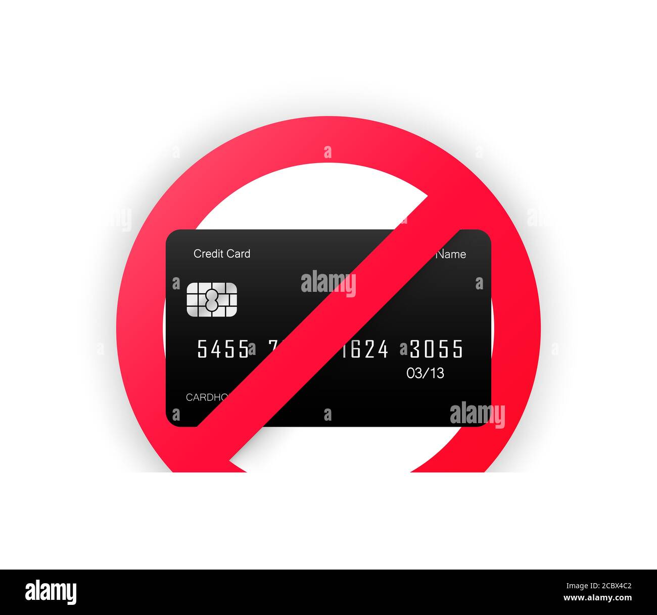 Cash only, Stop sign. No debit or credit card. Money sign. Vector on ...