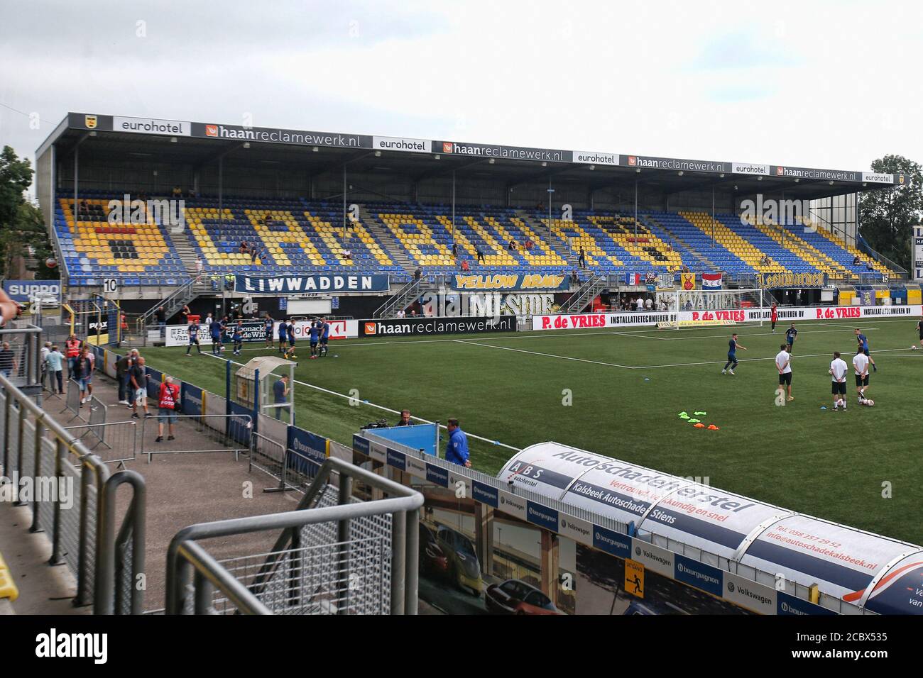 LEEUWARDEN, NETHERLANDS - AUGUST 1: Cambuur Stadium seen during the pre ...