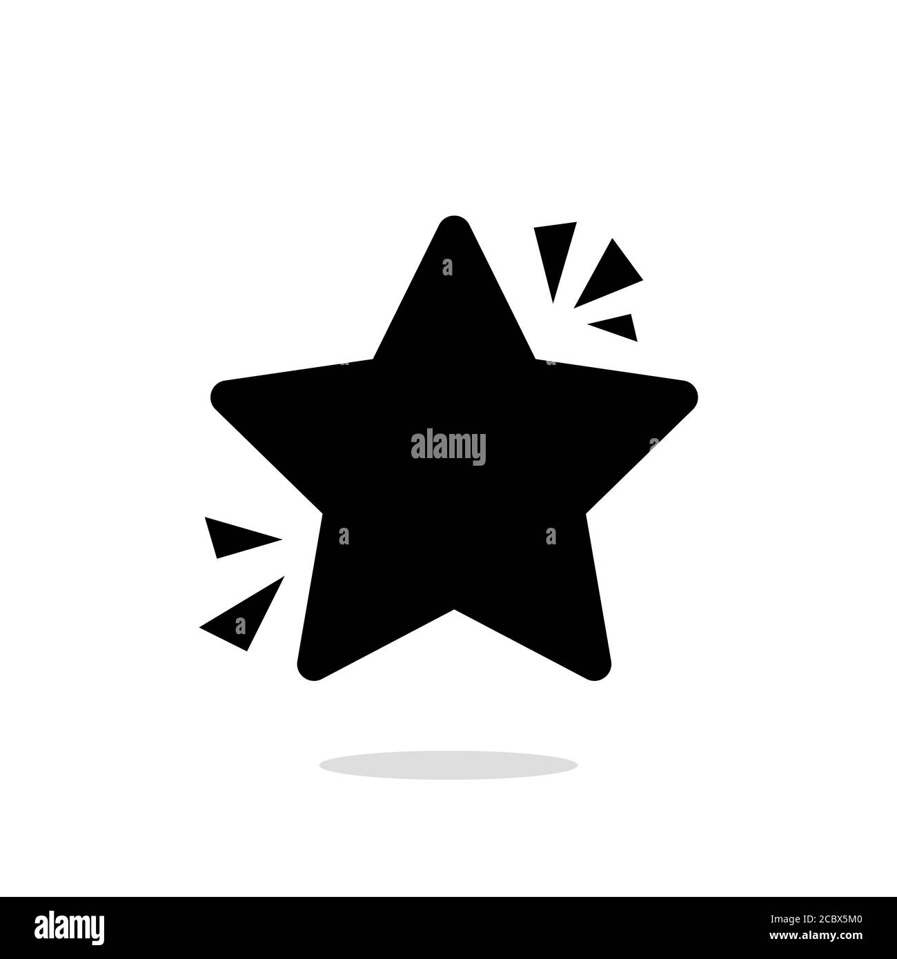 Star icon. Vector on isolated white background. EPS 10 Stock Vector ...