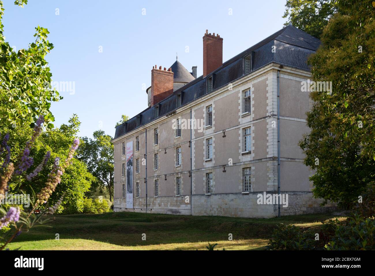 Chateau de Tours, an 11th century medieval castle in Tours, Loire ...