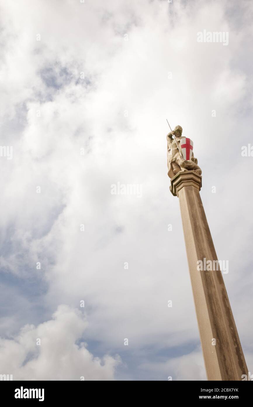 Saint George Standing and Slaying Dragon Statue Sculpture in moreton in ...