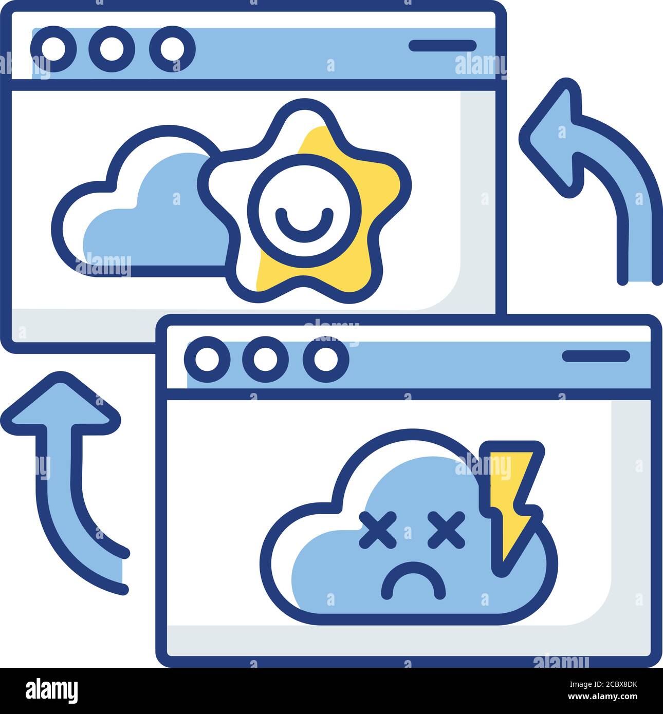 Redirection Cut Out Stock Images & Pictures - Alamy