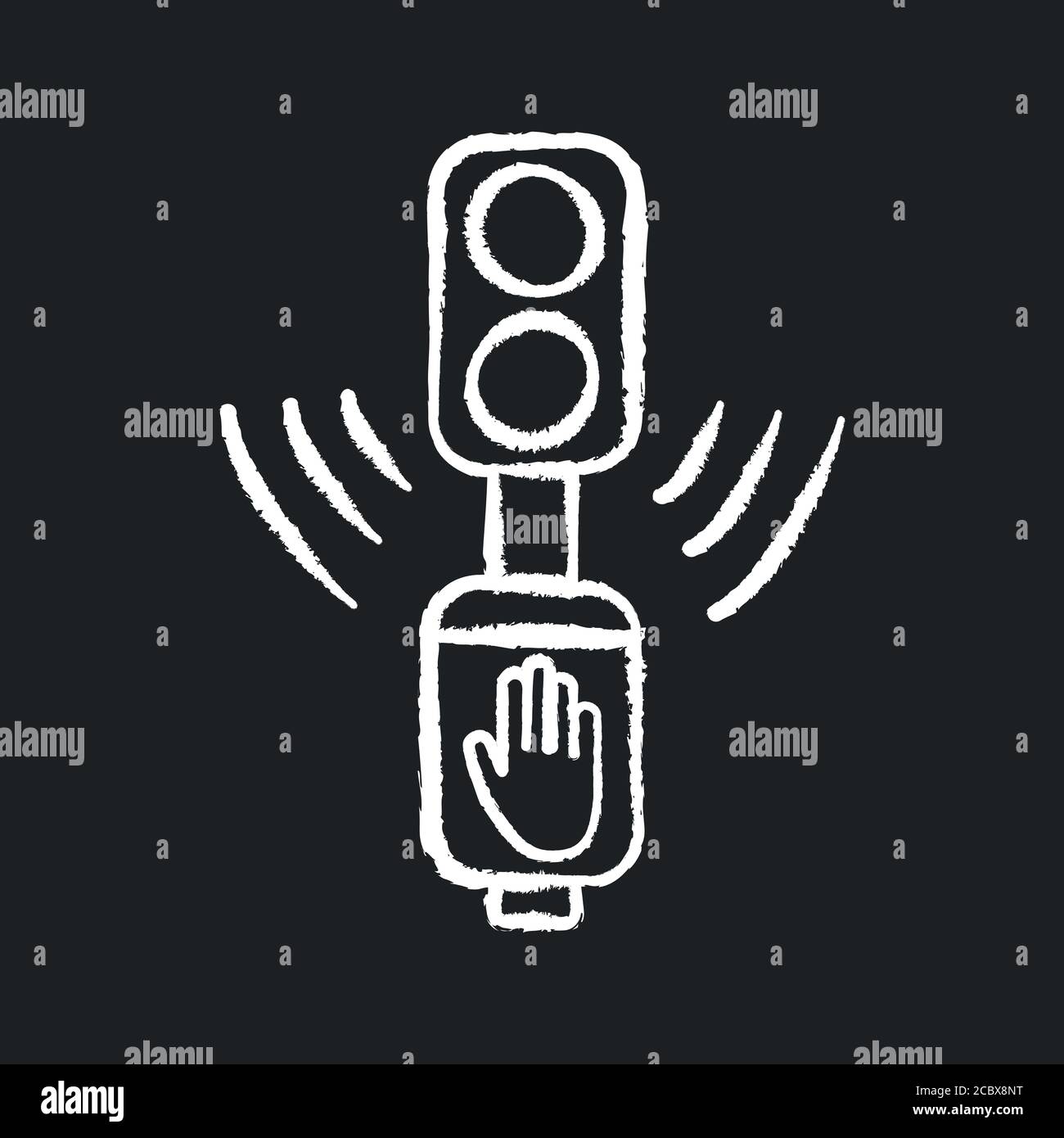 Acoustic traffic lights signals Black and White Stock Photos & Images ...