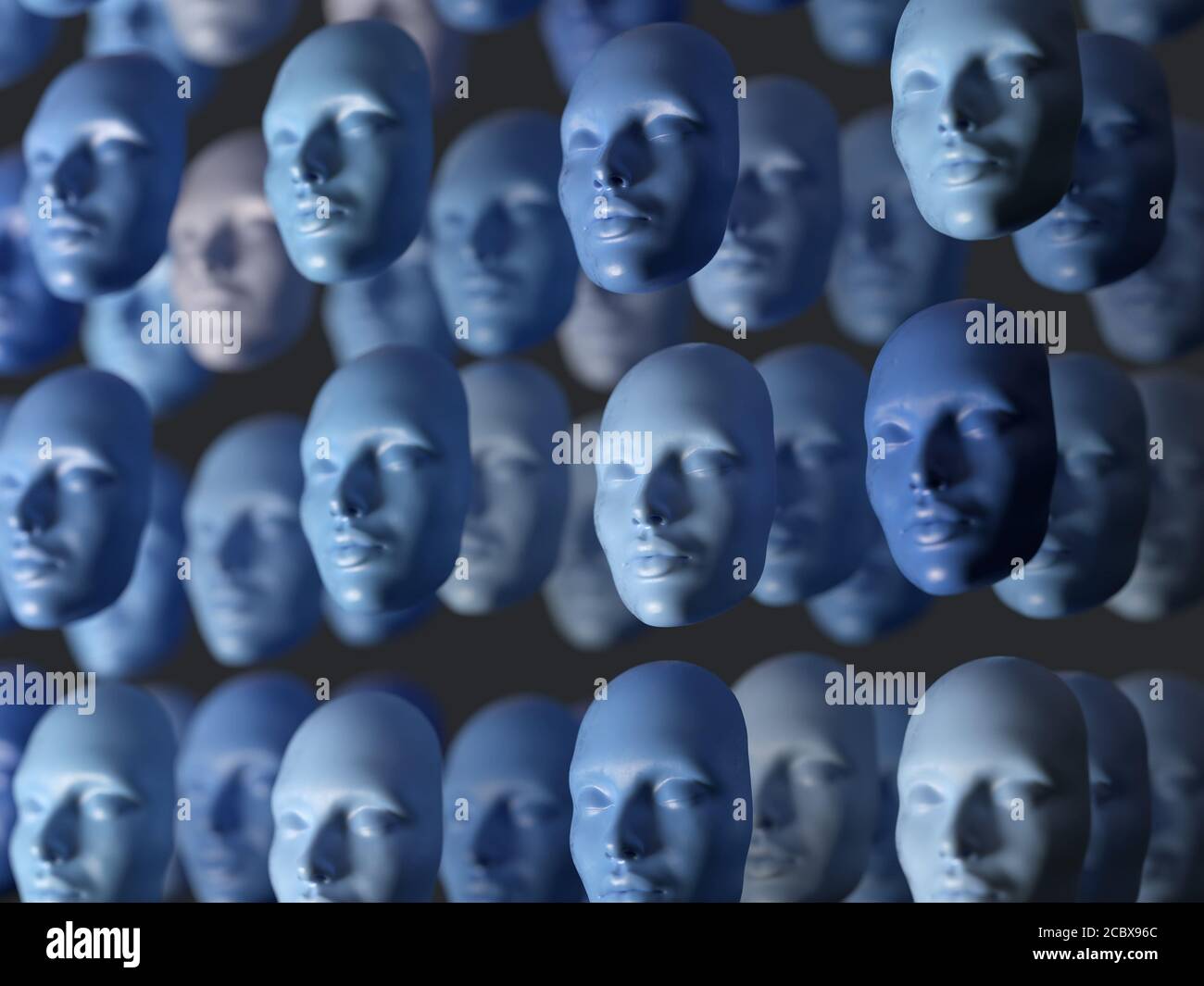 Array of masks hi-res stock photography and images - Alamy