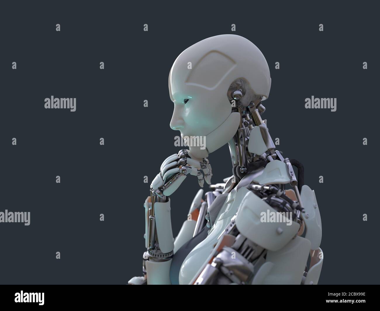 Futuristic thinking hi-res stock photography and images - Alamy