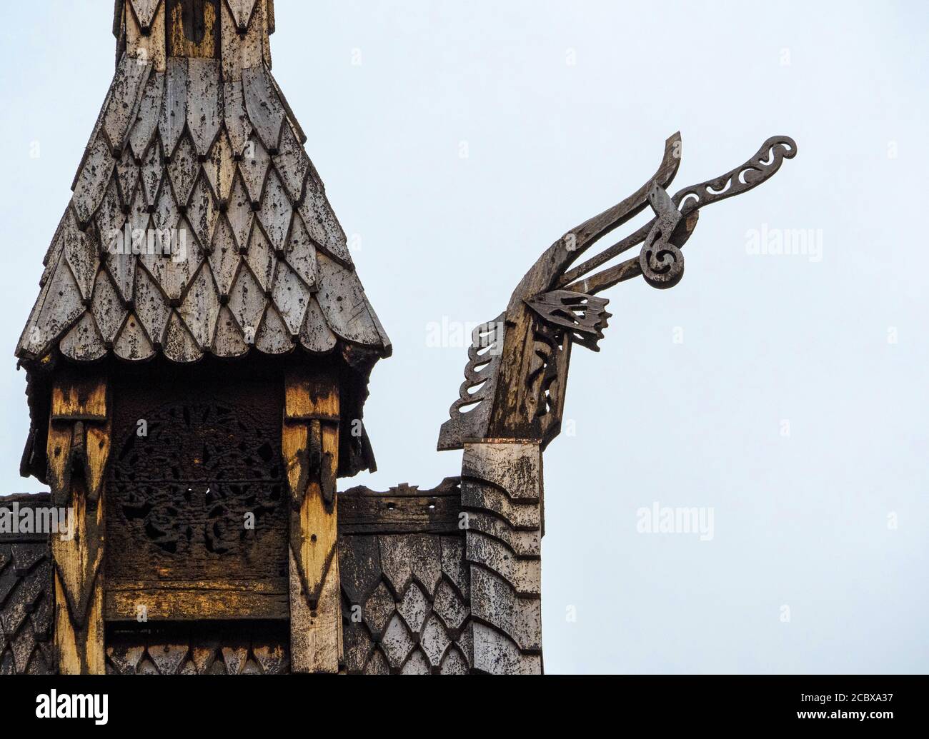 Bell tower stave church in hi-res stock photography and images - Alamy