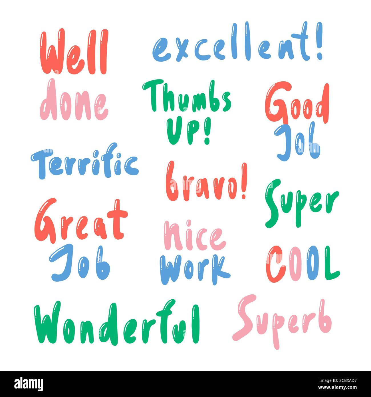 Well Done Lettering High Resolution Stock Photography and Images - Alamy