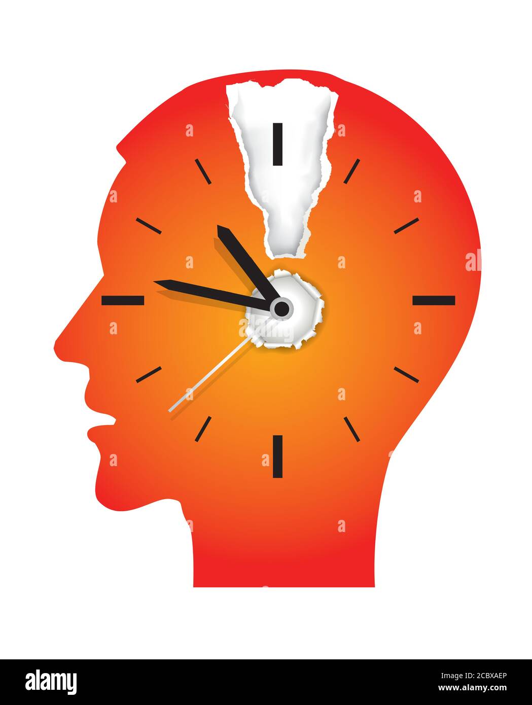 Understanding time Stock Vector Images - Alamy