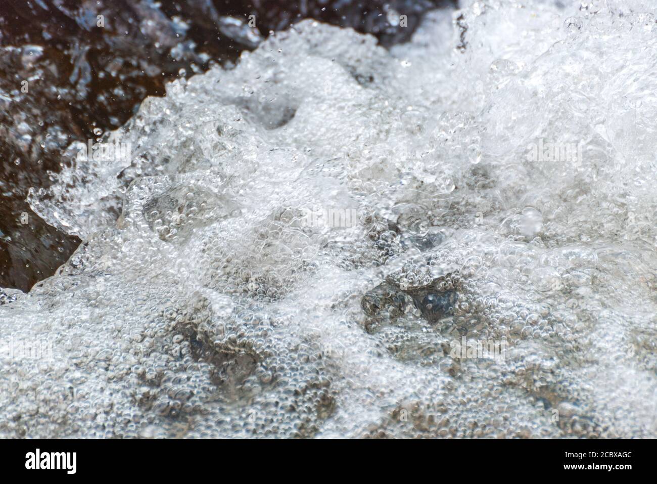 running fresh water in a river Stock Photo - Alamy