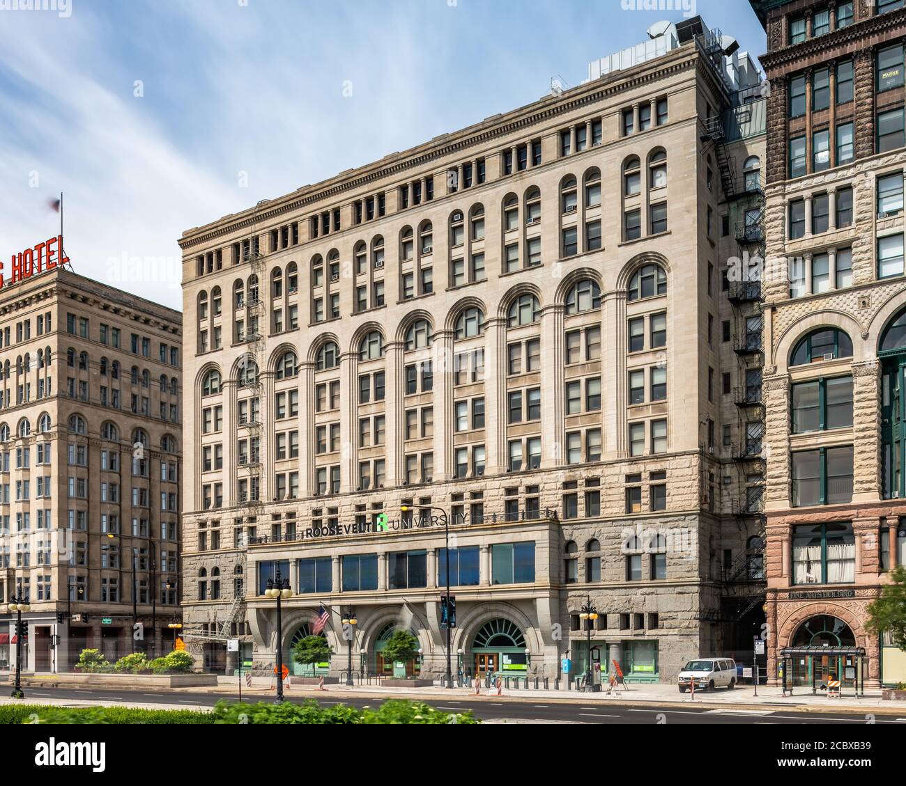 Auditorium Building designed by Adler & Sullivan Stock Photo - Alamy