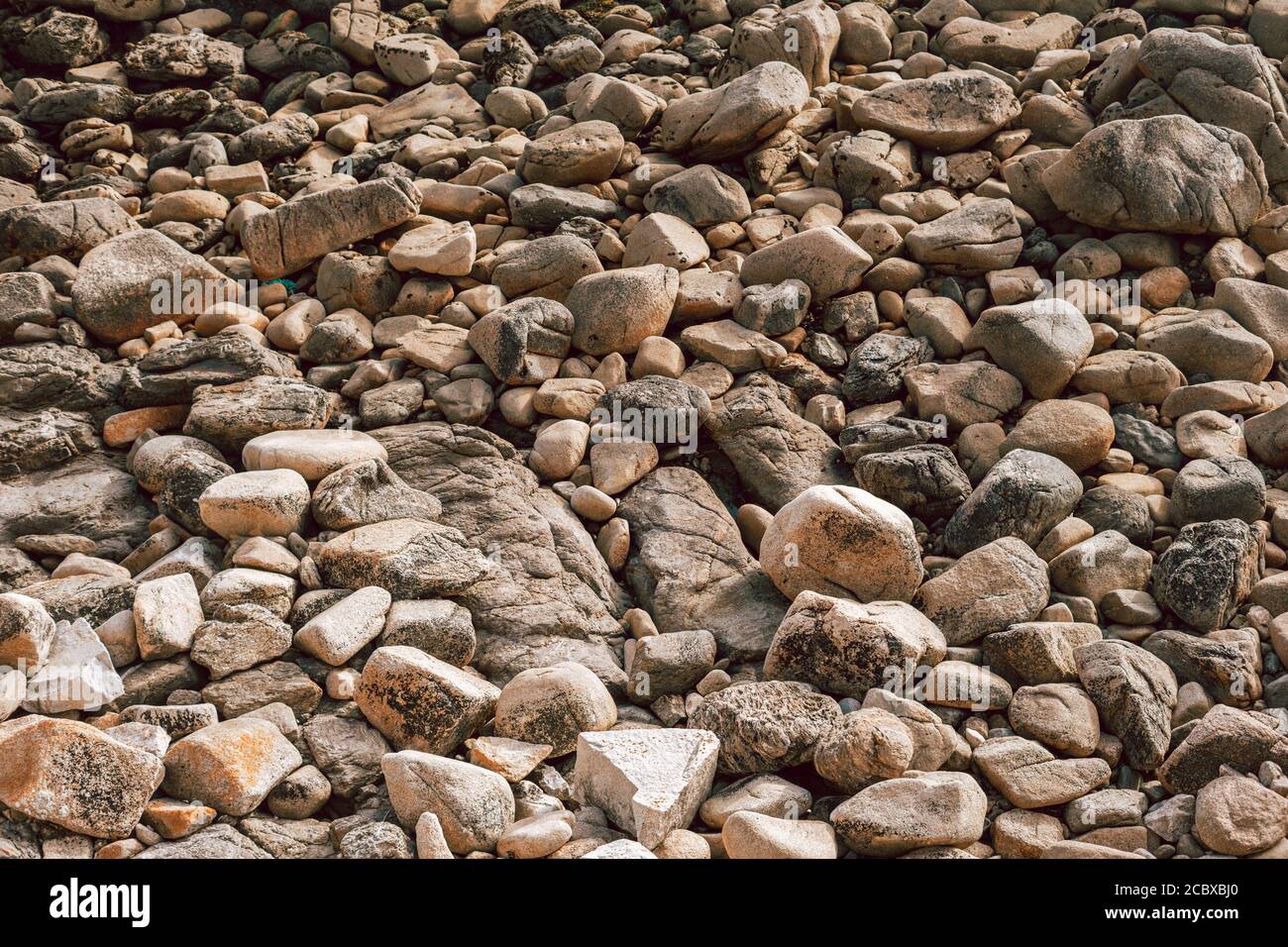 High resolution texture made with outdoors stones on the ocean coast ...
